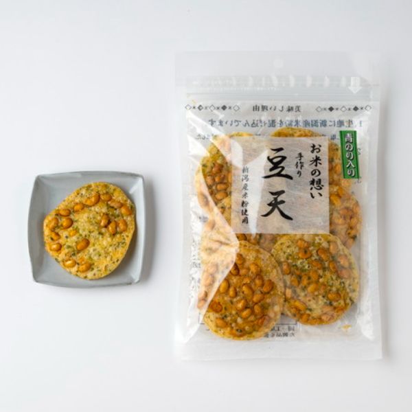 お米の想い 手作り豆天 青のり入りの口コミ一覧 | リアルな口コミ・公式サイトのレビューならReviCoポータル